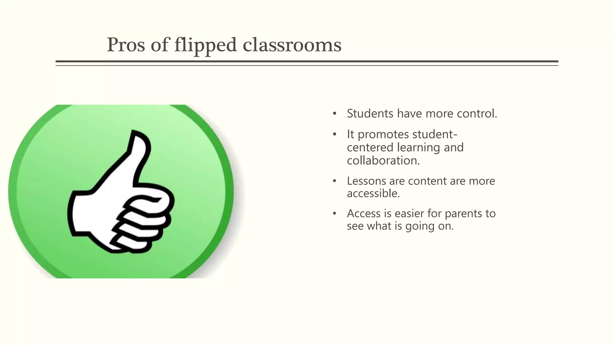 Flipped classrooms | PPT