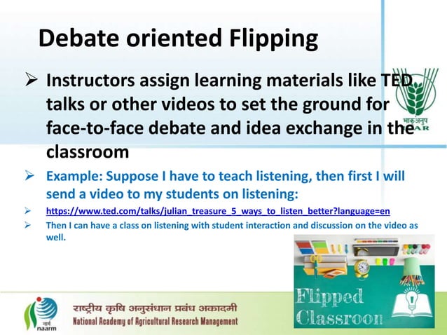 Flipped Classrooms: Introduction and Methodology | PPT
