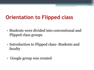 Flipped class Technologies in Large group teaching. pptx | PPTX