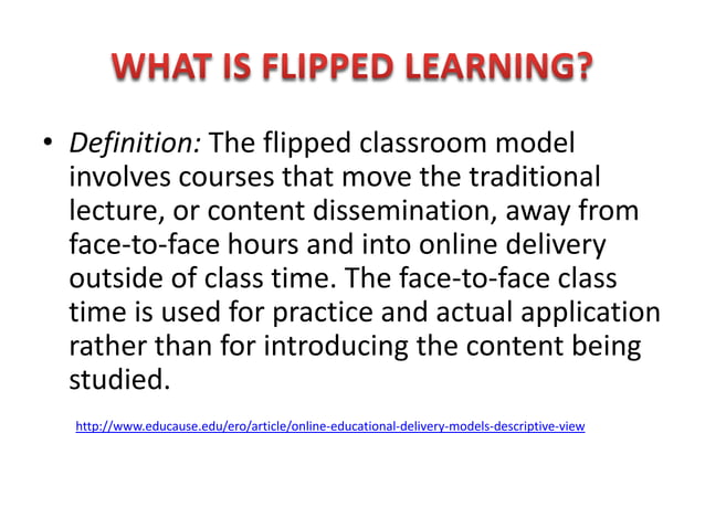 Flipped Learning | PPT