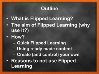 Flipped learning | PPTX