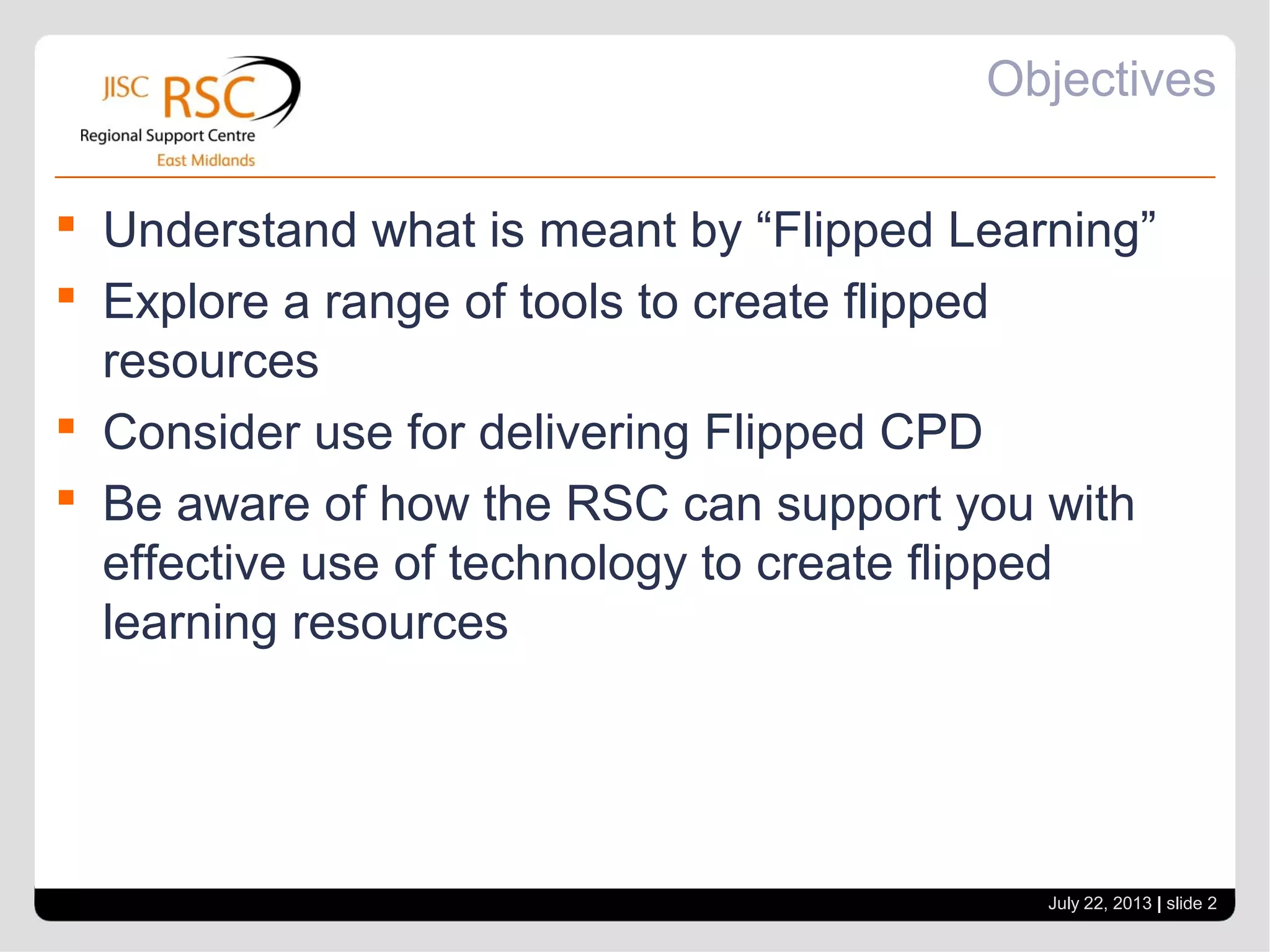 Flipped learning & Flipped CPD | PPT