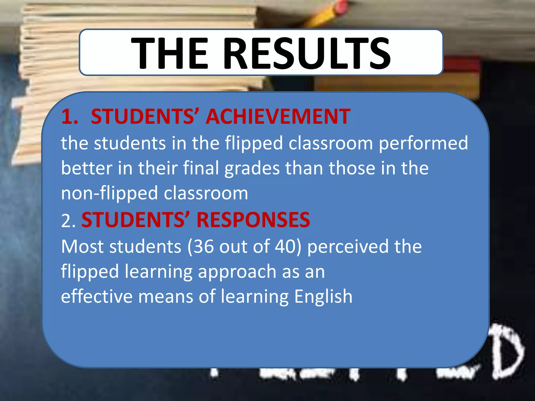 Flipped learning in english | PPTX