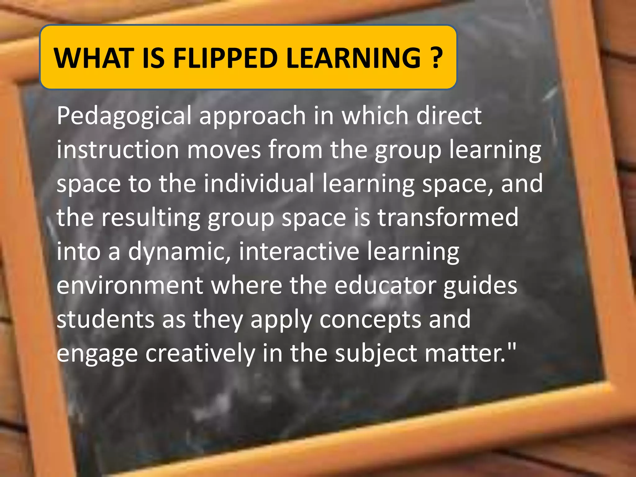 Flipped learning in english | PPTX