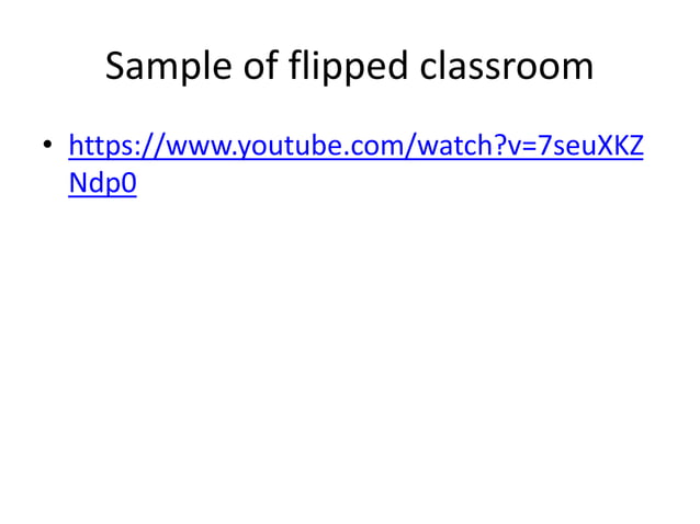 Flipped learning intro | PPT