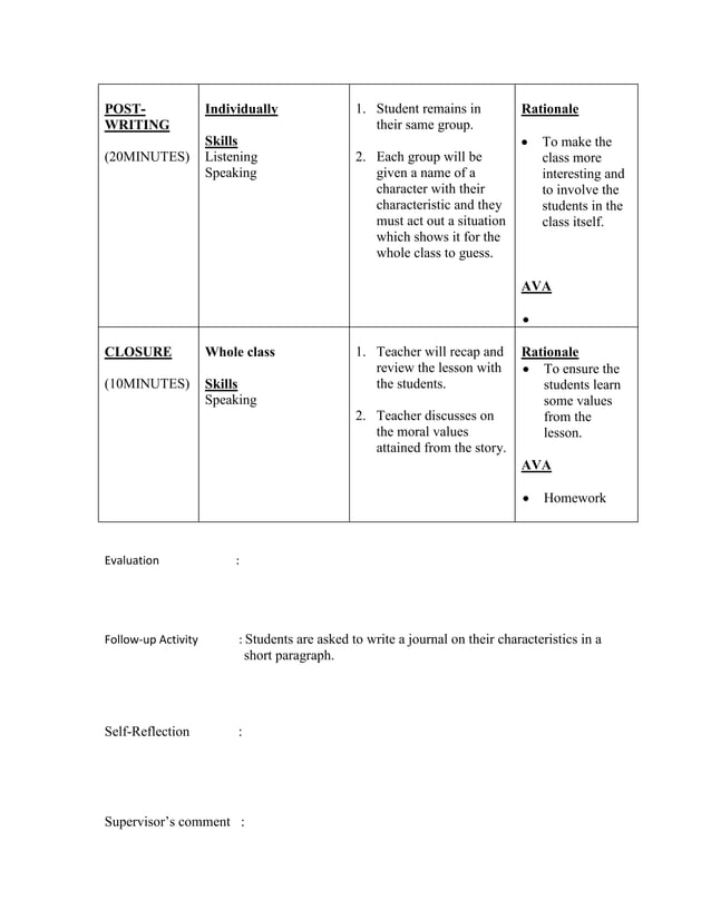 Flipping fantastic character | DOCX | Homework and Study | Education