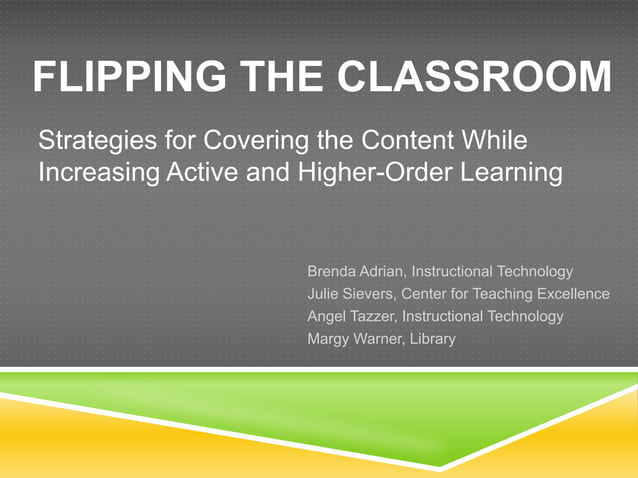 Flipping presentation final | PPT