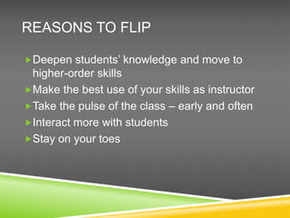 Flipping presentation final | PPT