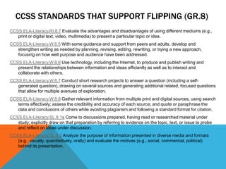 Flipping the ela classroom cawp version | PPTX