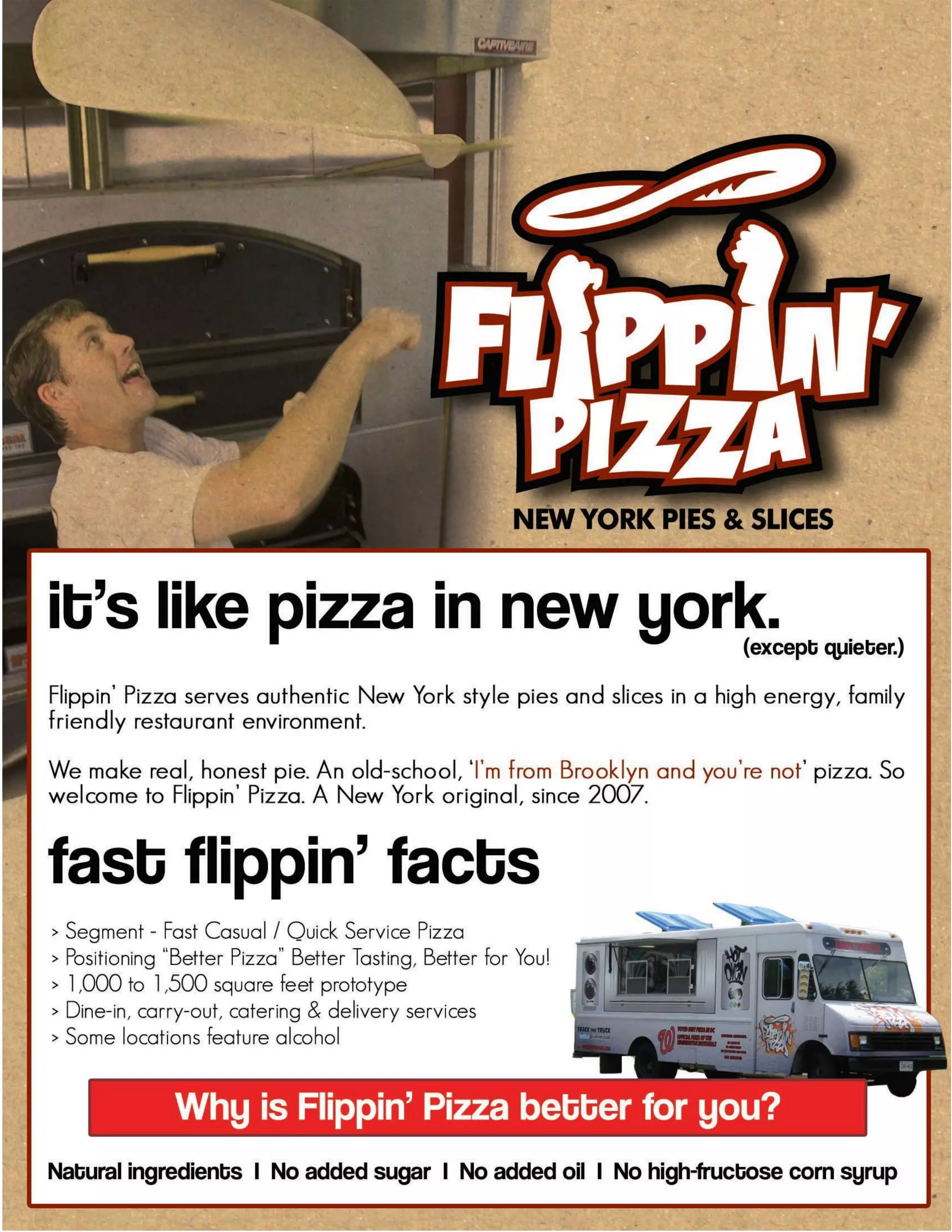 Flippin Pizza E Brochure | PDF