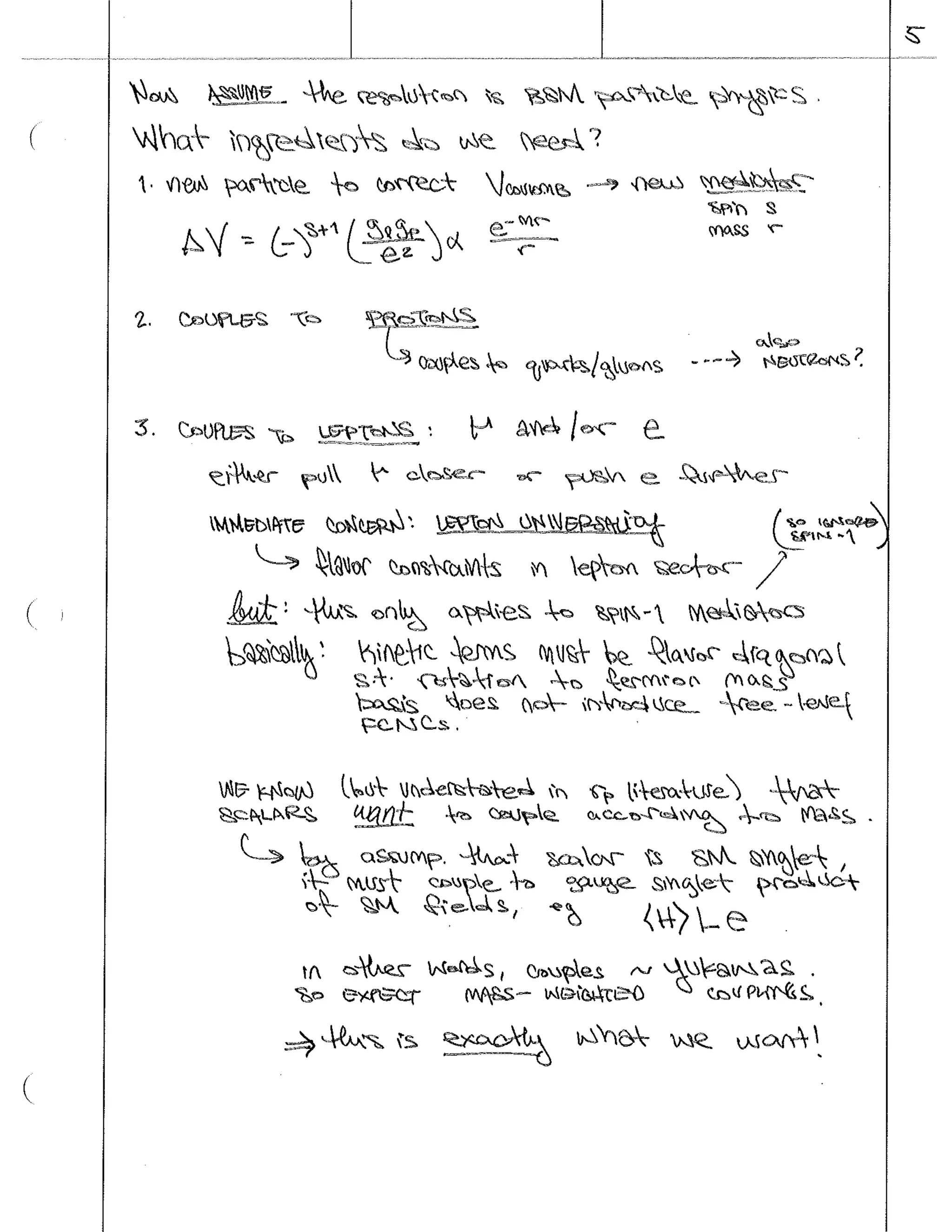 Thoughts on the Proton Radius Problem and New Physics | PDF