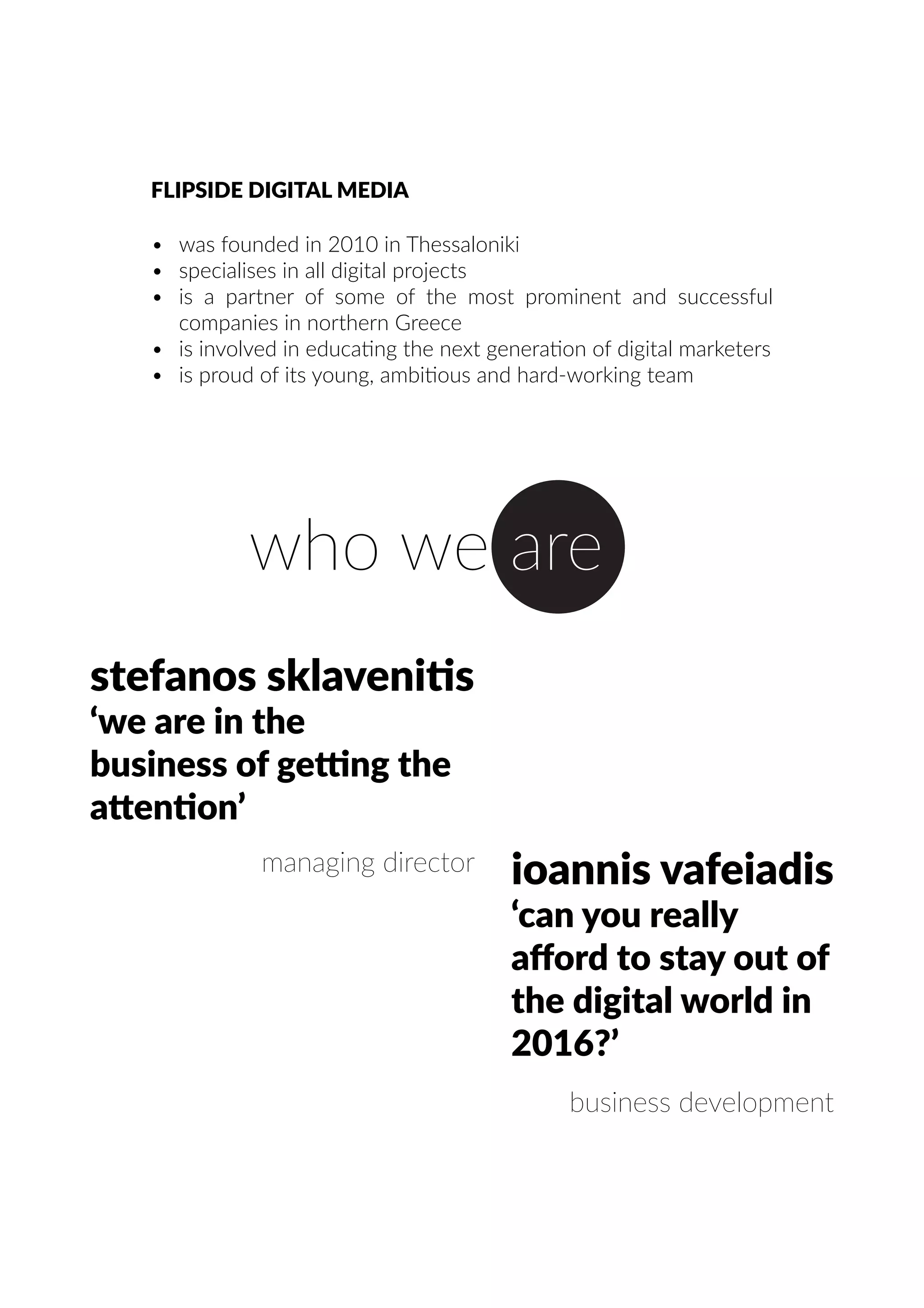 Flipside Digital Media company profile | PDF