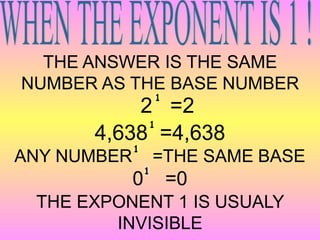 exponents and power | PPTX