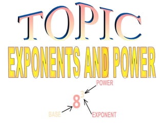 exponents and power | PPT