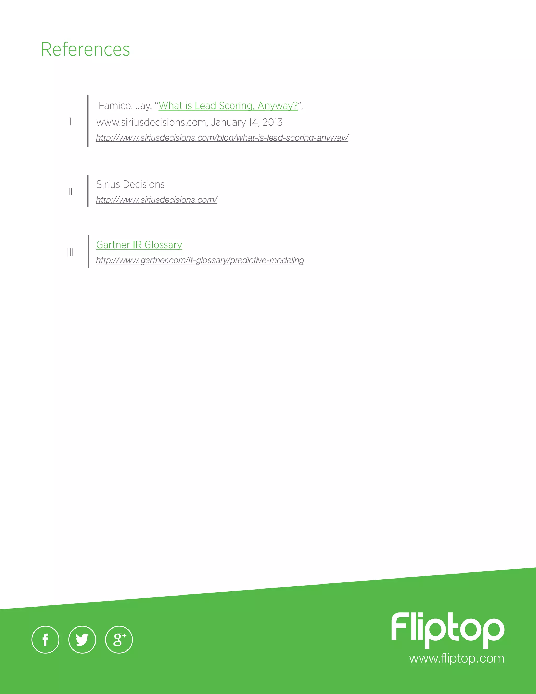 Guide to Predictive Lead Scoring | PDF