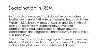 SWaRMA_IRBM_Module1_#2, River basin management: approach and challenges ...