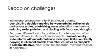 SWaRMA_IRBM_Module1_#2, River basin management: approach and challenges ...