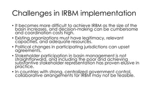 SWaRMA_IRBM_Module1_#2, River basin management: approach and challenges ...