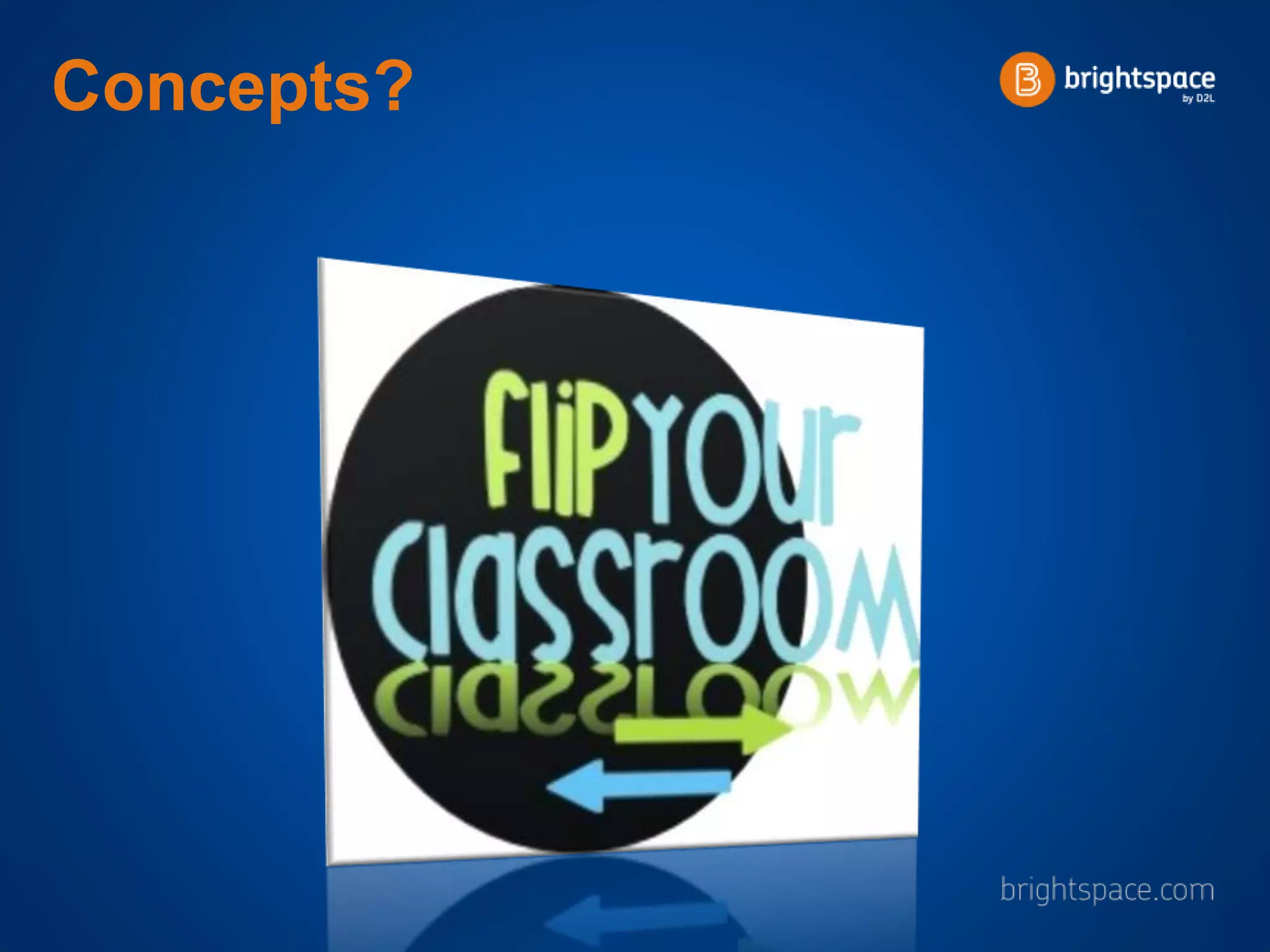 Flip your Classroom with Brightspace | PPT