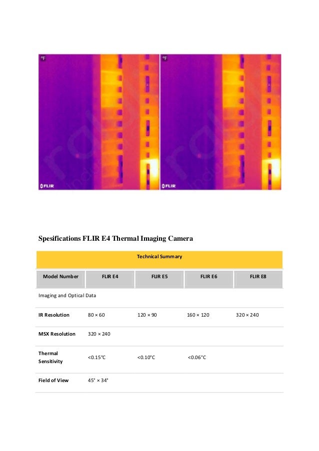 Thermal Camera Color Chart | Thermal imaging guidebook for indusTrial ...