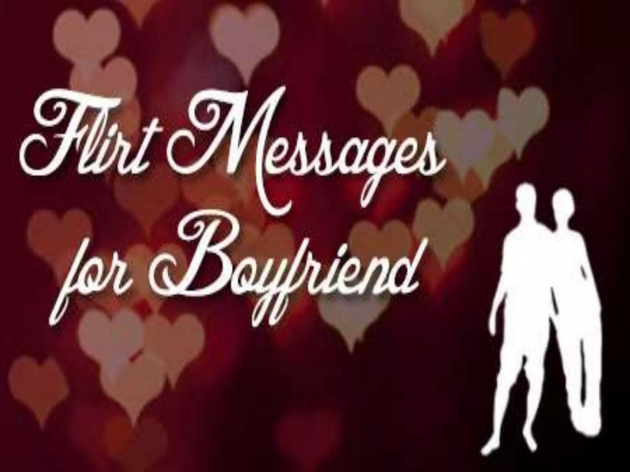 Sweet Flirty Text Messages | PPTX