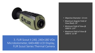 FLIR TG165 VS Seek Thermal SEEK-RT-ABAX VS FLIR Scout II 240 VS FLIR E6 ...