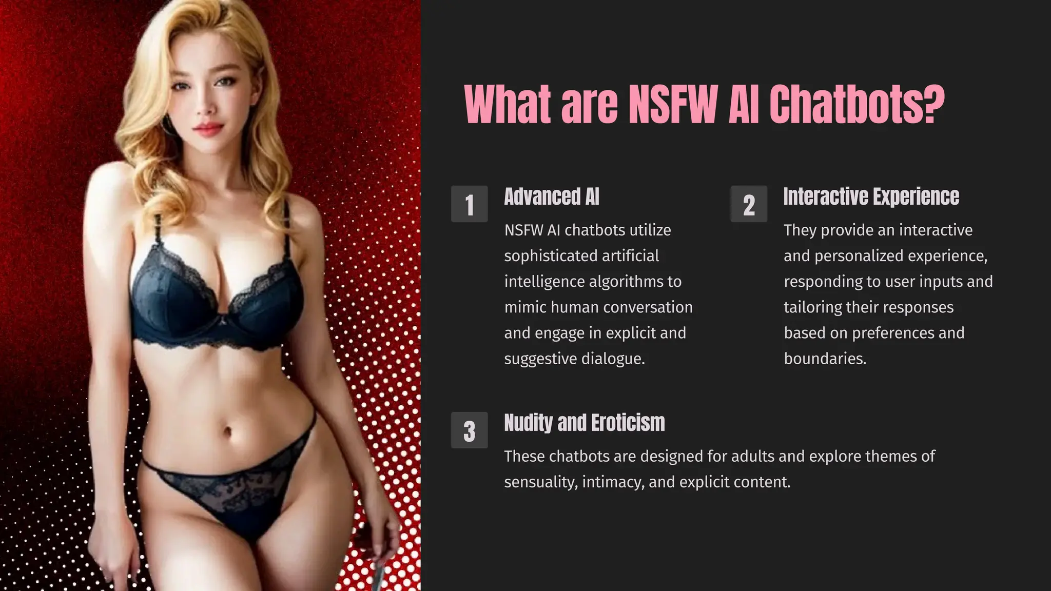 Flirt with the Future: Top NSFW AI Chat Bots You Need to Try! | PDF
