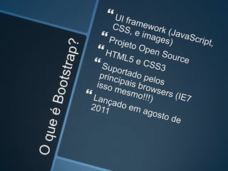 Twitter Bootstrap | PPTX | Web Design and HTML | Internet