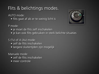 Dia presentatie Flitsfotografie | PDF