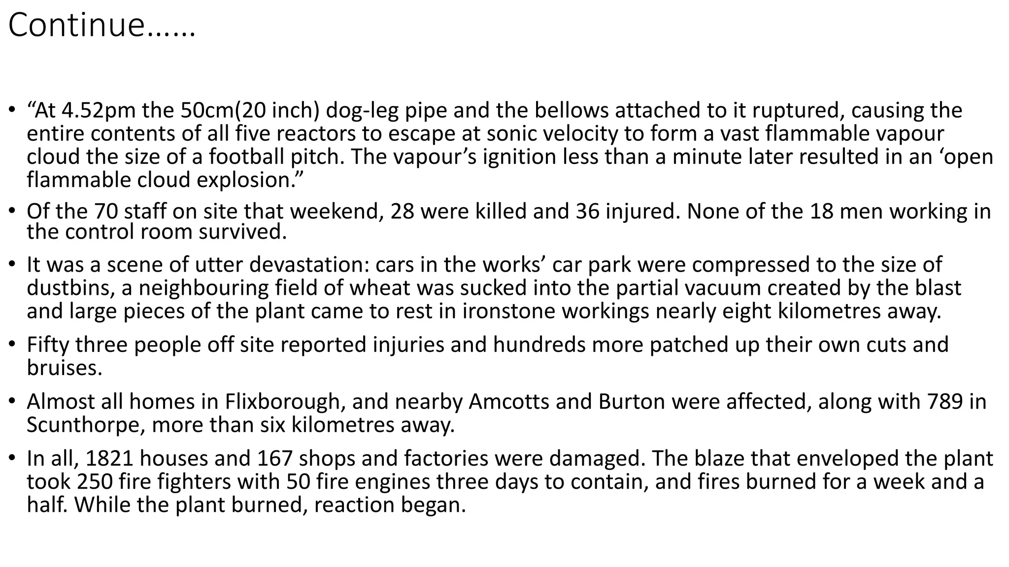 Flixborough disaster | PPTX