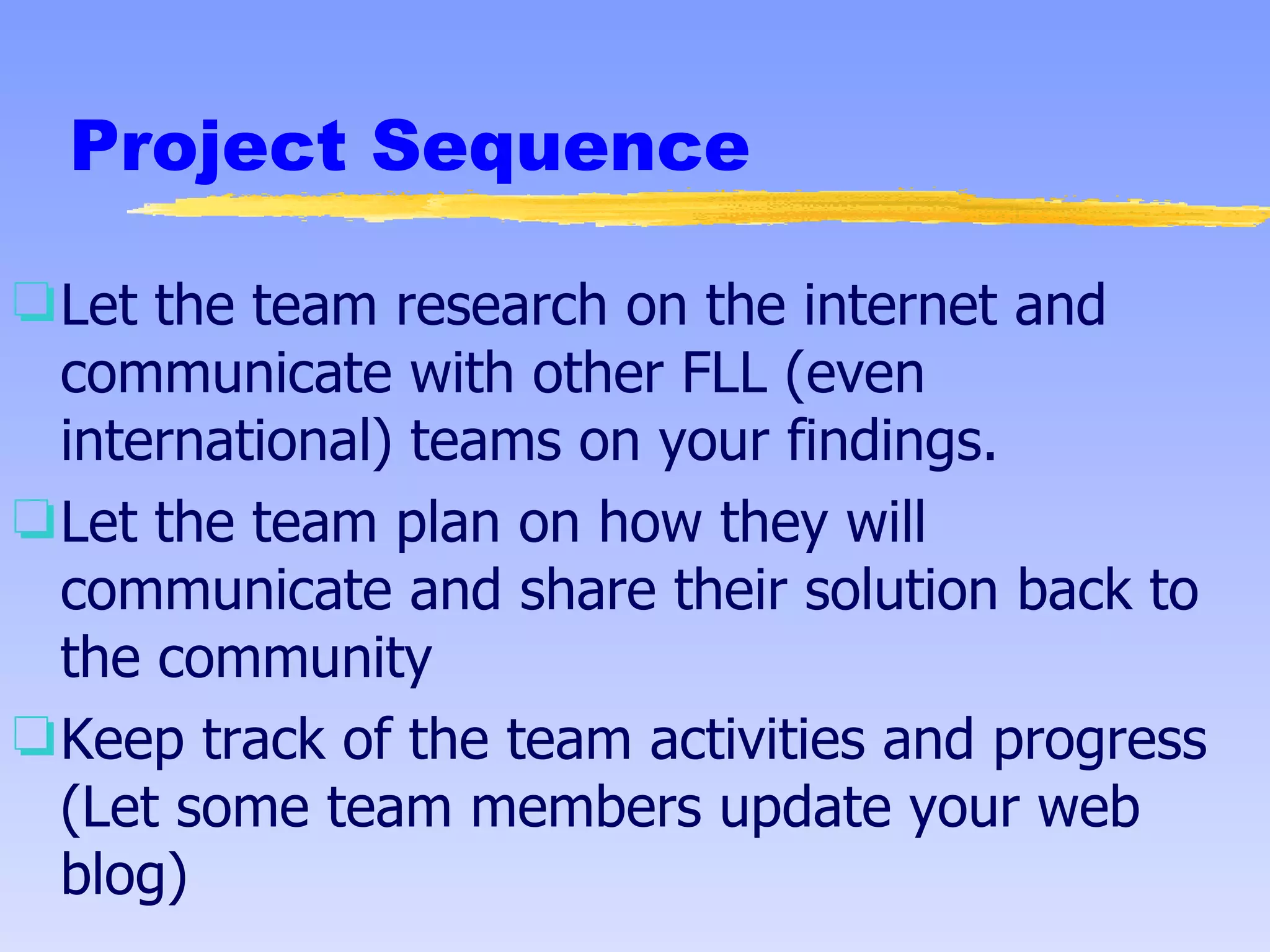 Fll coaches | PPT