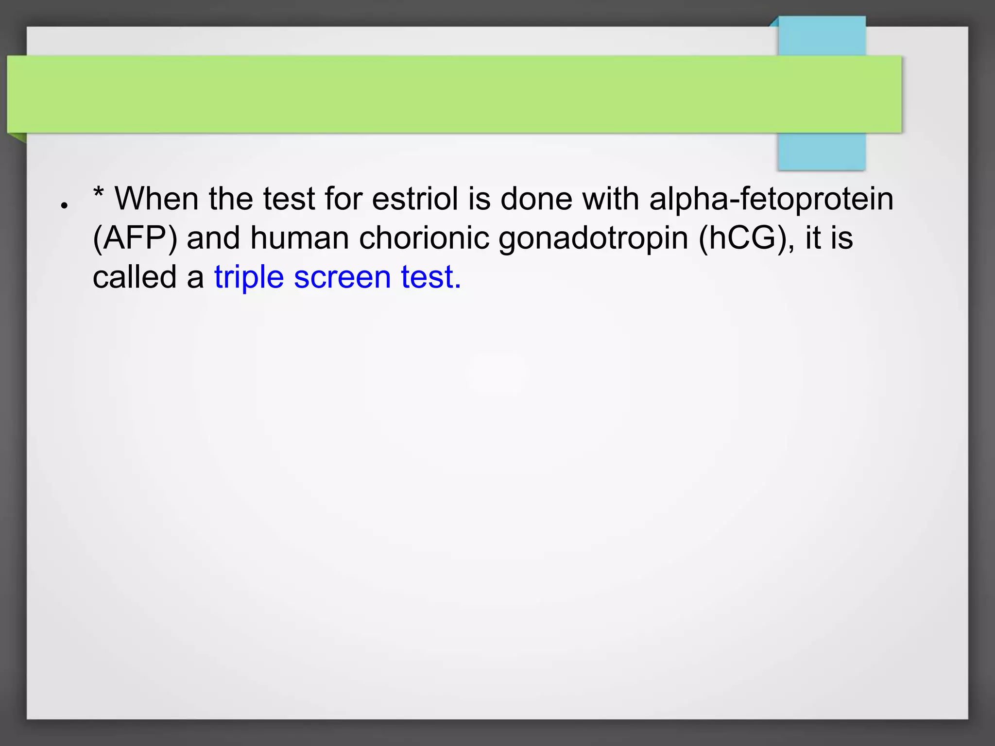 FETAL PLACENTAL FUNCTION TESTS | PPTX