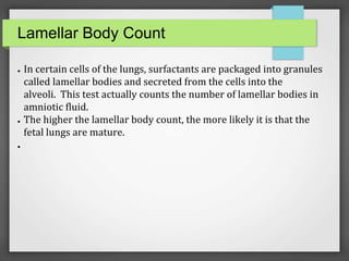 FETAL PLACENTAL FUNCTION TESTS | PPTX