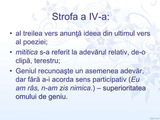 Floare albastră de M. Eminescu | PPT