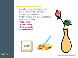 Floarea rosie | PPTX