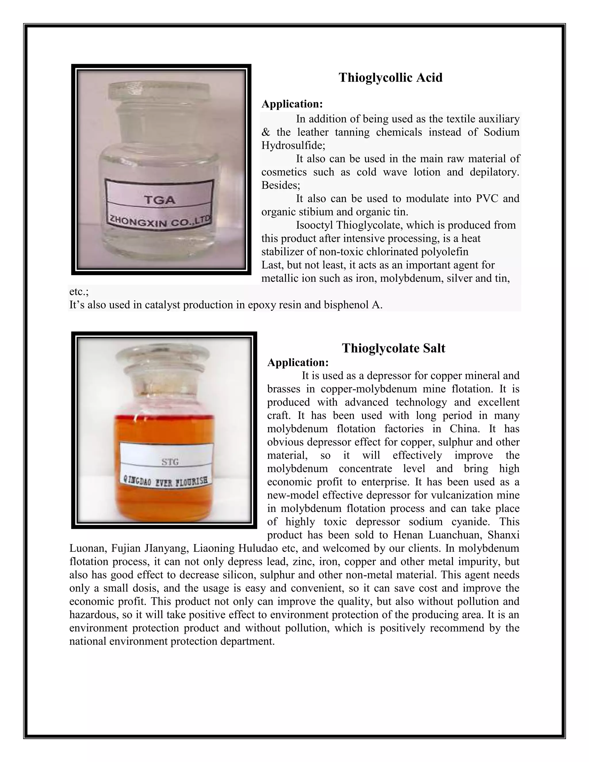 FLOATATION REAGENTS | PDF