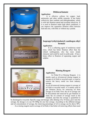 FLOATATION REAGENTS | PDF
