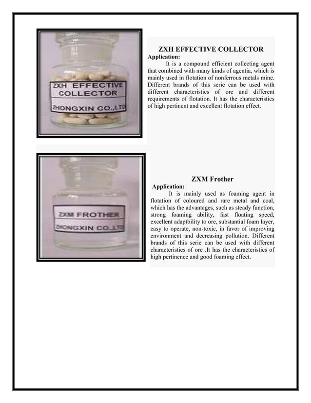 FLOATATION REAGENTS | PDF