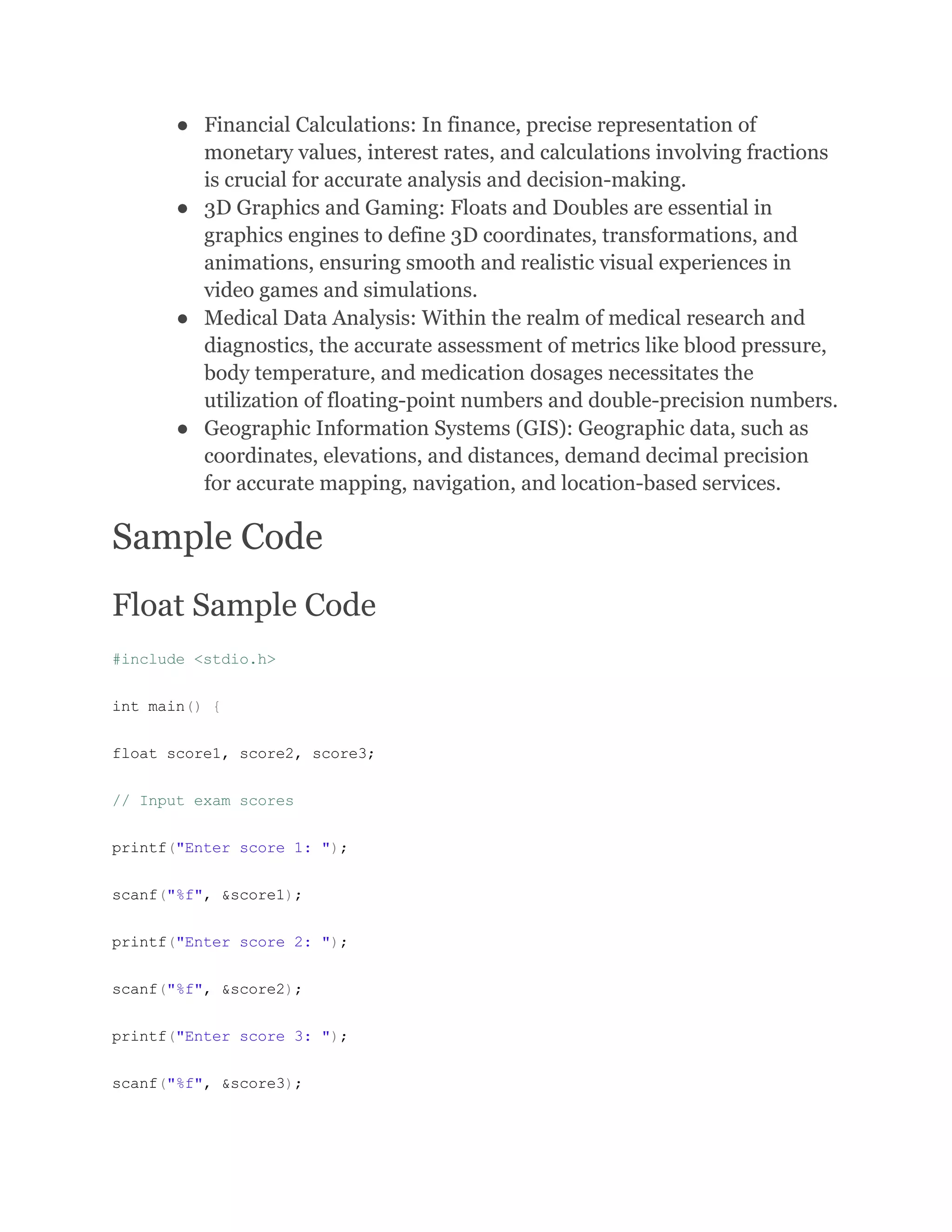 Float Data Type in C.pdf