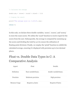 Float Data Type in C.pdf
