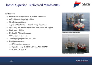 Floatel International February 2013 presentation | PDF