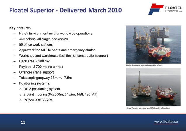 Floatel International February 2013 presentation | PPT