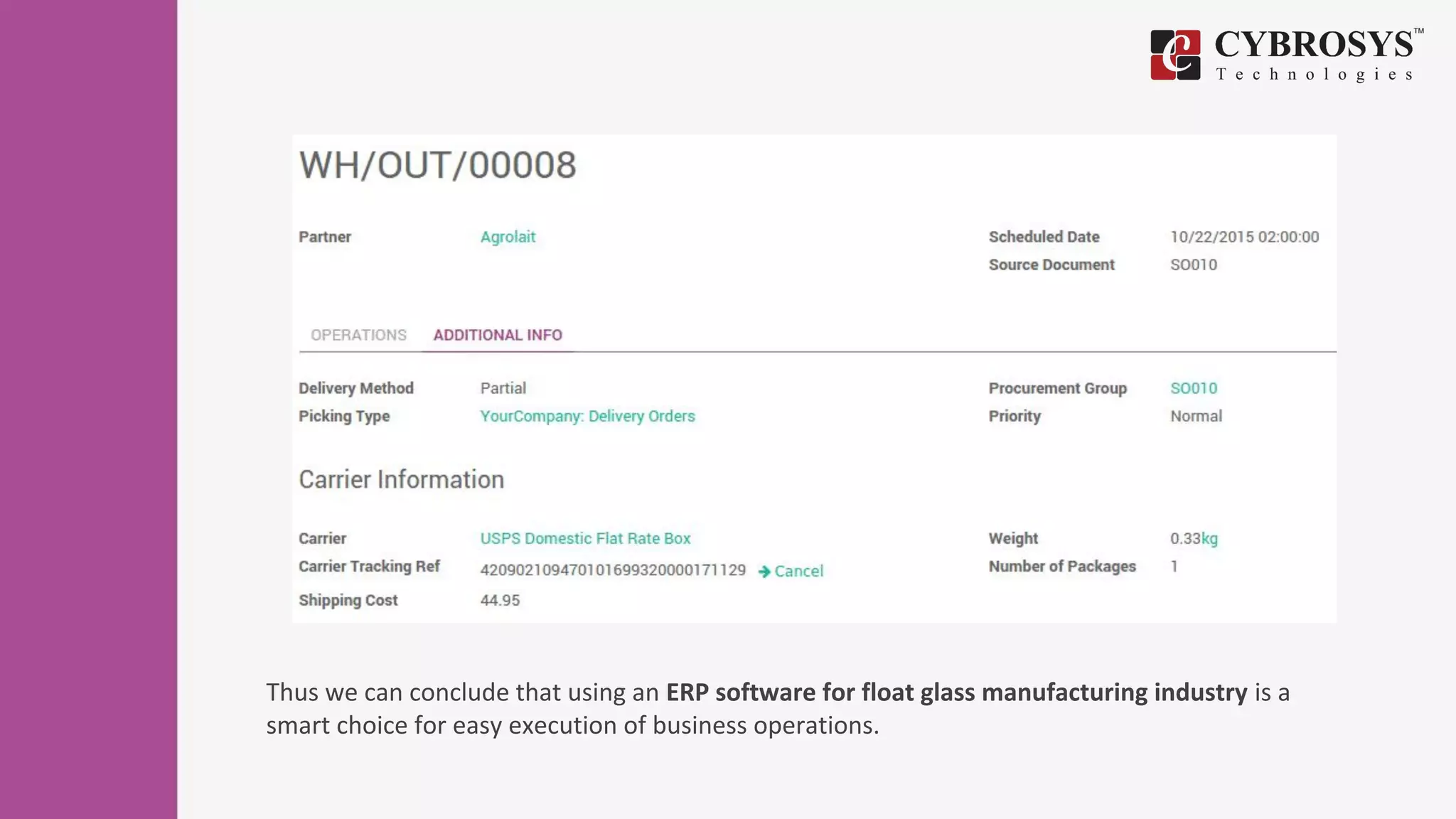 Float glass manufacturing ERP | PPT