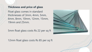 Float glass | PPTX