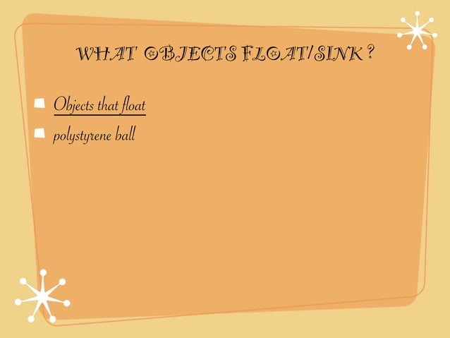 Floating and Sinking | PPT