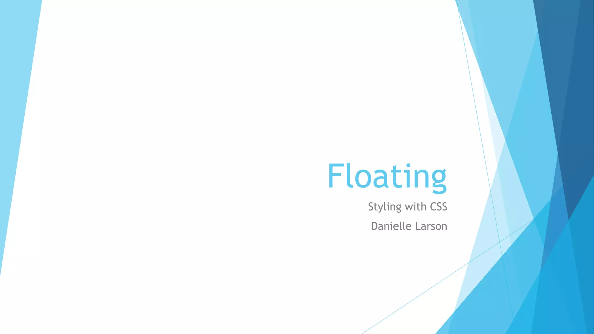 Floating | PPT