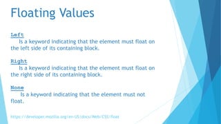 Floating | PPT