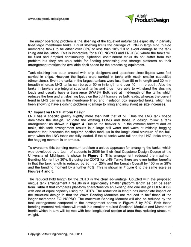 Floating LNG/CNG Processing & Storage Offshore Platforms Utilizing a New Tank Containment System ...