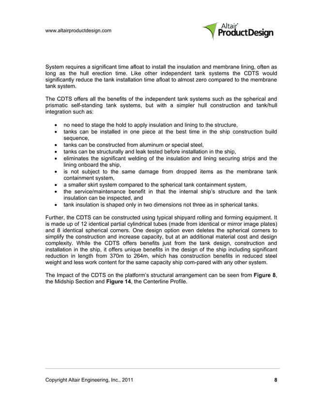 Floating LNG/CNG Processing & Storage Offshore Platforms Utilizing a New Tank Containment System ...