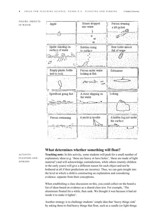 Floating sinking | PDF